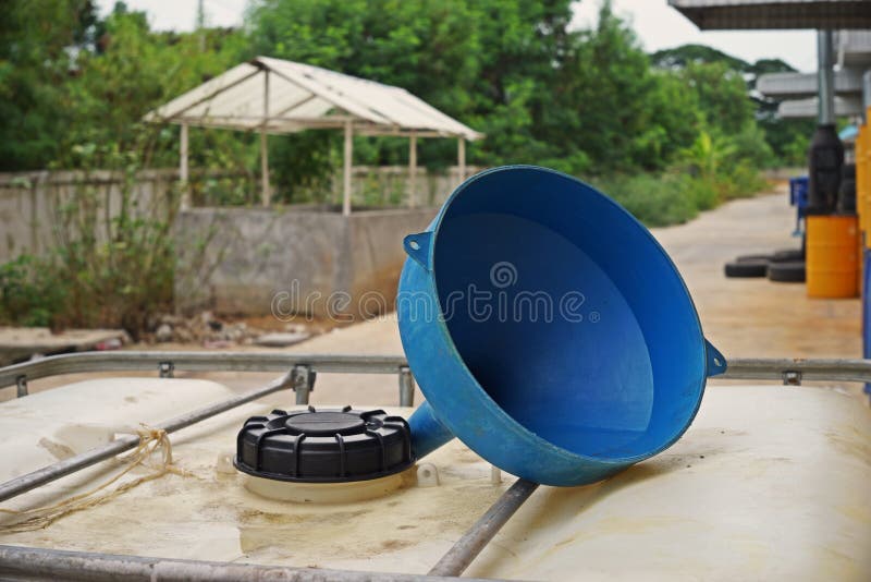 Liquid cone on liquid bulk stock photo. Image of equipment - 94541898