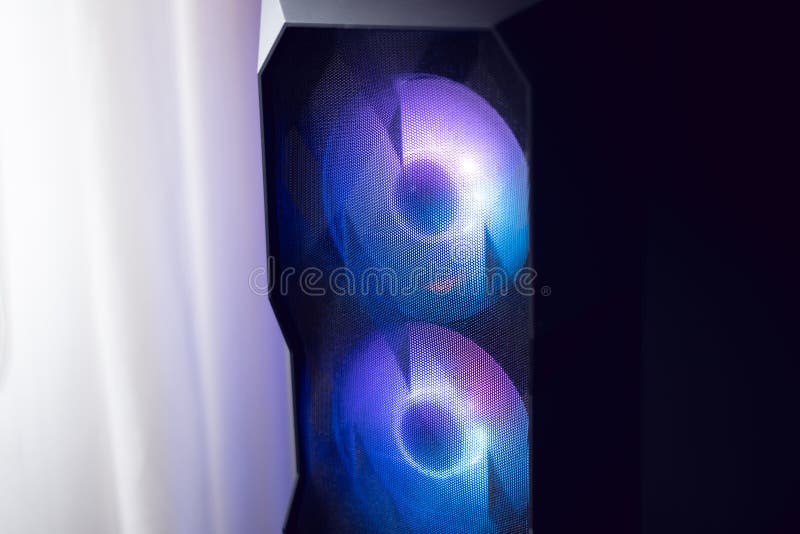 Liquid Cooling Heat Sink System on Gaming Tower Pc Stock Photo - Image ...