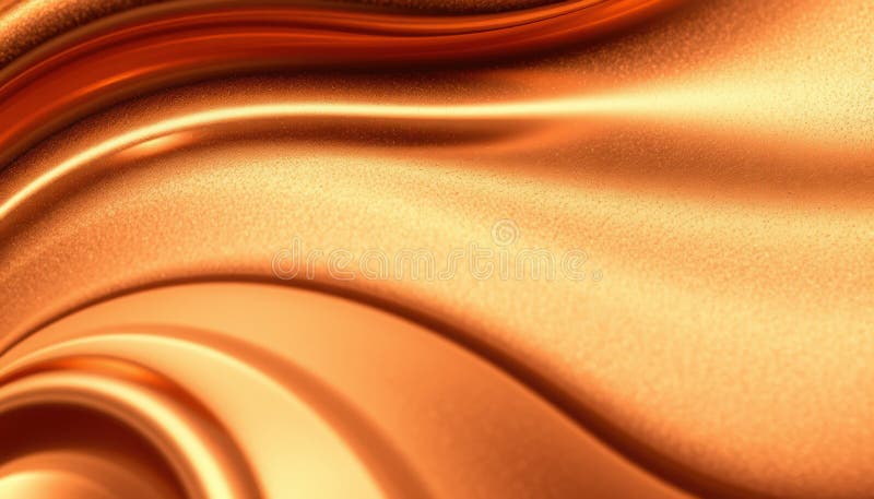 Liquid Copper Background with Smooth, Flowing Texture and Warm Tones ...