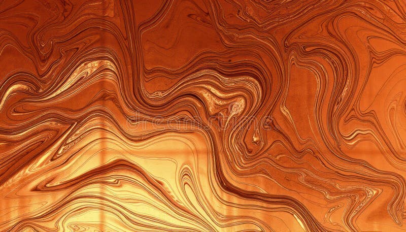 Liquid Copper Background with Swirling Patterns and Warm Tones ...