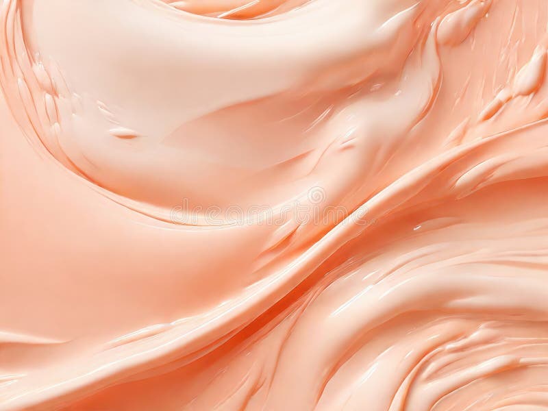 Liquid Cosmetic Cream Smeared Background Stock Photo - Image of creamy ...