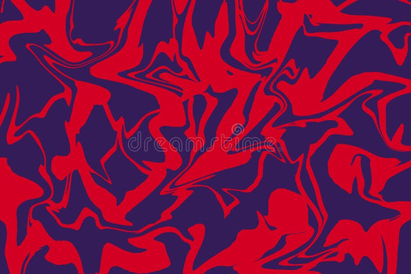 Liquid Cover Poster with Modern Uv Color. Multicolored Abstract ...