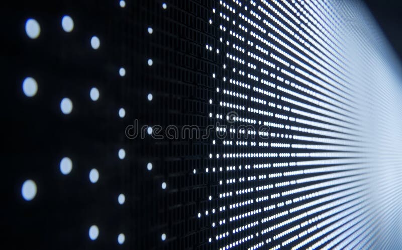 On the Liquid Crystal Screen, Pixels are Measured at a Macro Scale ...