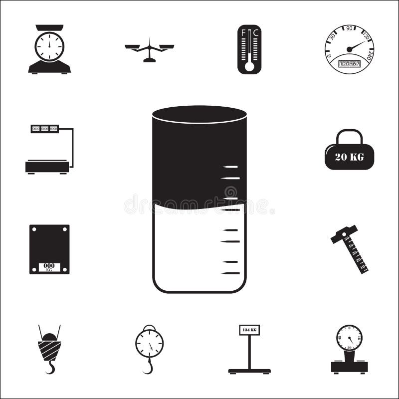 Liquid Density Meter Icon. Elements of Measuring Elements in Neon Style ...