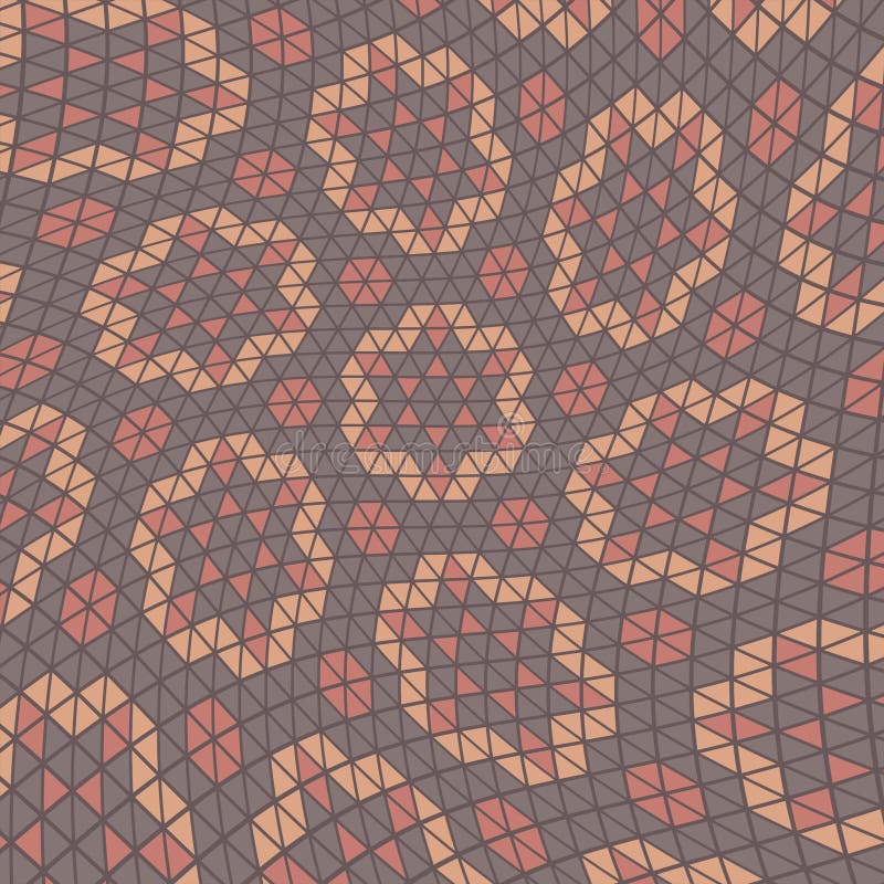 Liquid Floral Triangle: Microbloom 008 Stock Illustration ...