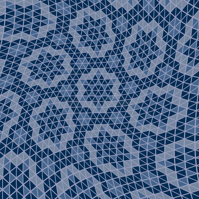 Liquid Floral Triangle: Microbloom 004 Stock Illustration ...