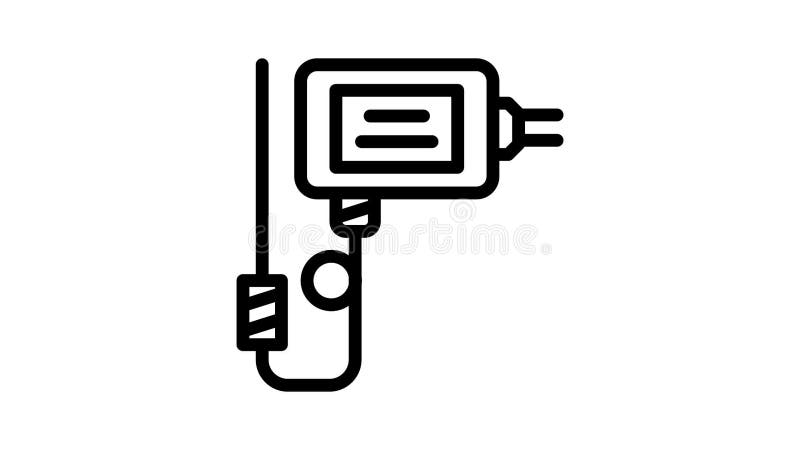 Liquid Flow Switch Mechanism Line Icon Animation Stock Footage - Video ...