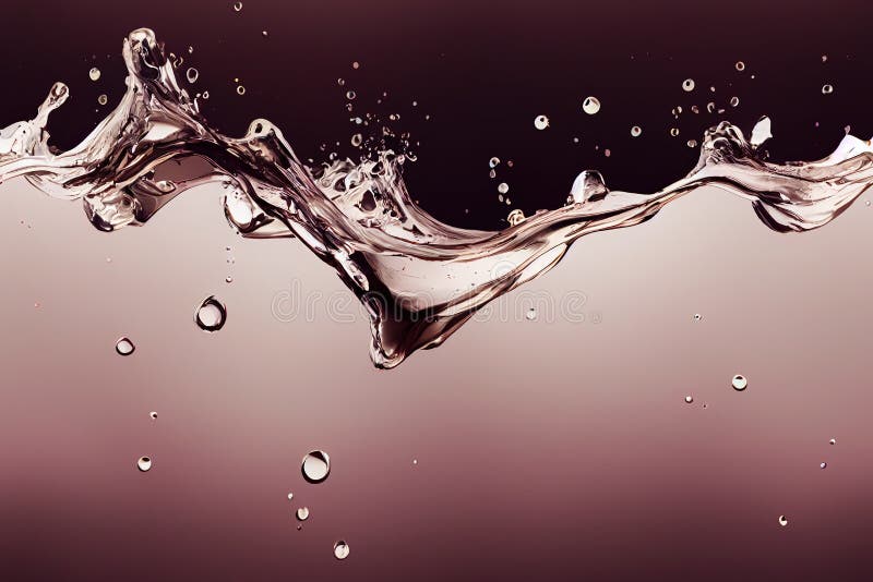 Liquid Flowing with Splashes and Drops , Seamless Water Texture Stock ...