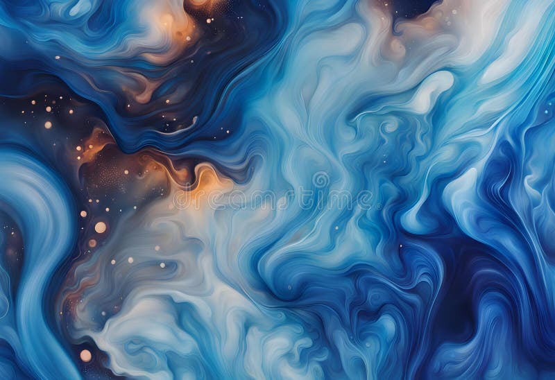 Liquid Fluid Art Abstract Background Stock Illustration - Illustration ...