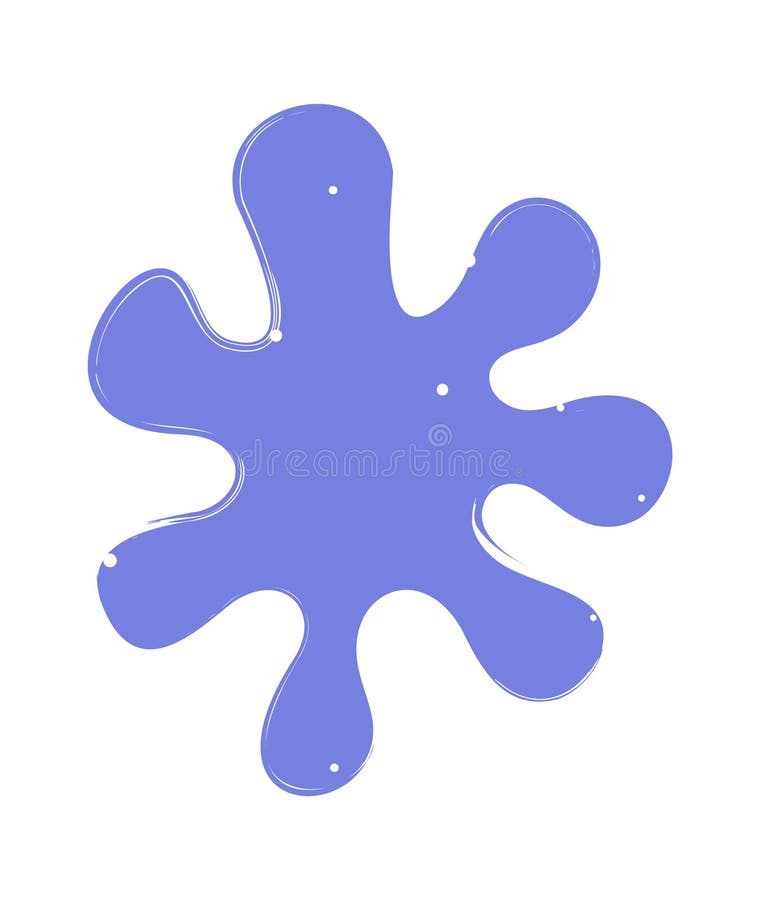 Liquid Form Element Blotch Shape Stock Illustration - Illustration of ...