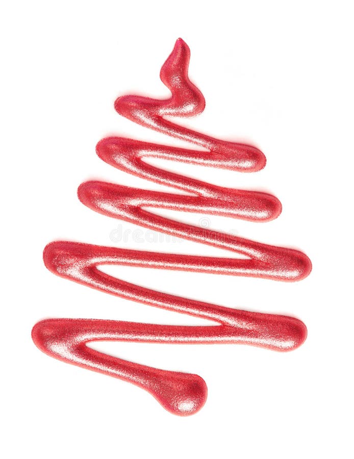Liquid Foundation Christmas Tree Stock Photo - Image of smear, concept ...