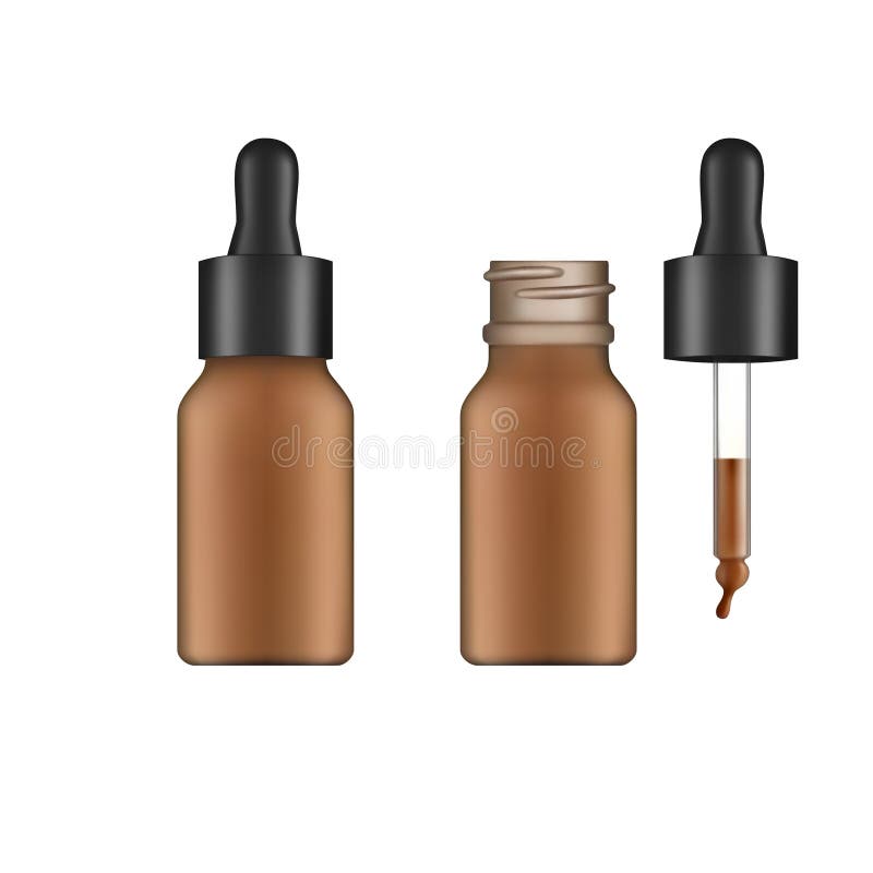 Liquid Foundation Containers. Vector Illustration. Stock Vector ...