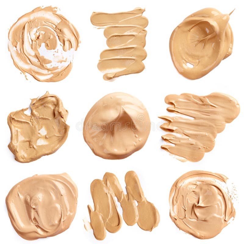 Liquid Foundation Texture. Make Up for Women Stock Photo - Image of ...