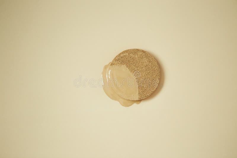 Beige Makeup Sponge Soft Natural Lighting Stock Photos - Free & Royalty ...