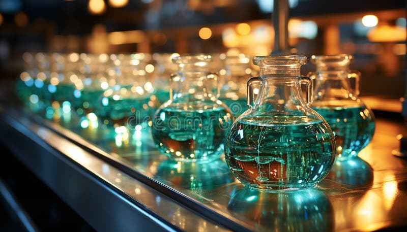 Liquid Glass Material Reflects Blue Light in a Laboratory Experiment ...