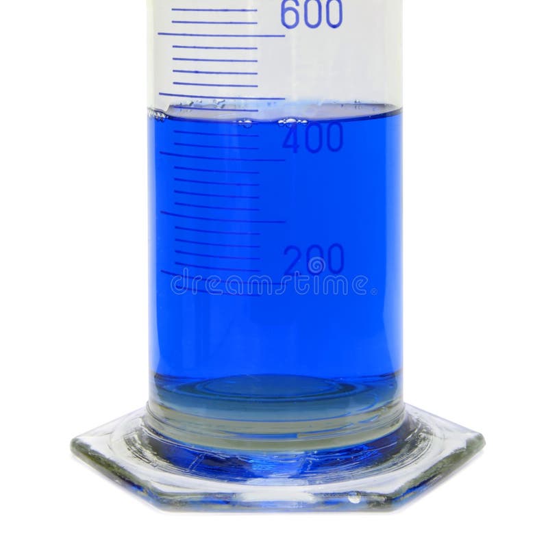 Liquid is in a Glass Vessel Stock Image - Image of blue, volume: 9688789