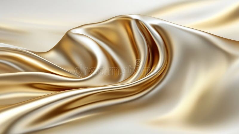 Liquid Gold, Abstract Background, Reflective Metallic Surface, Golden ...