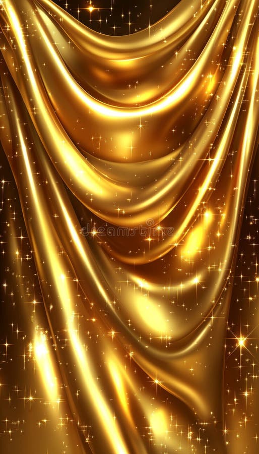 Liquid Gold Background, Shiny Metallic Texture, Flowing Lines, Elegant ...