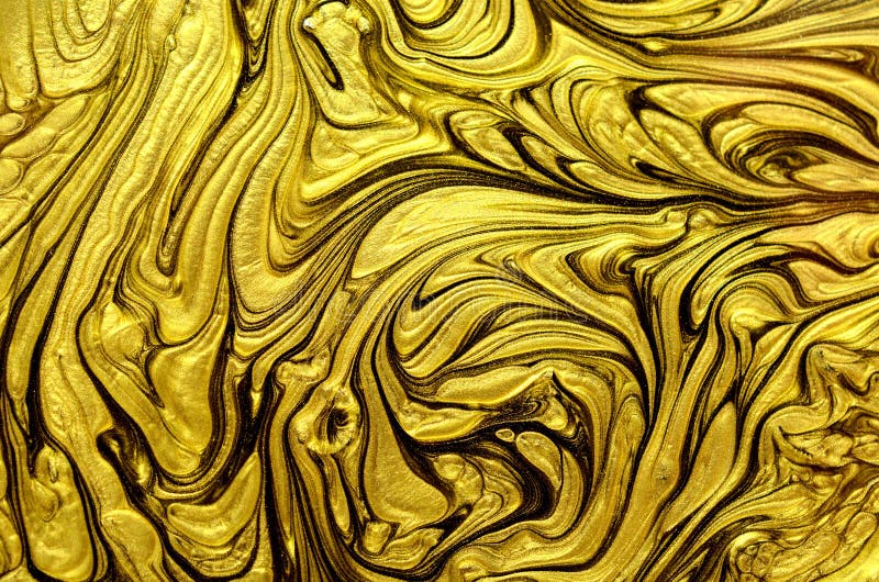 Liquid gold. stock image. Image of effect, flowing, curve - 189380809