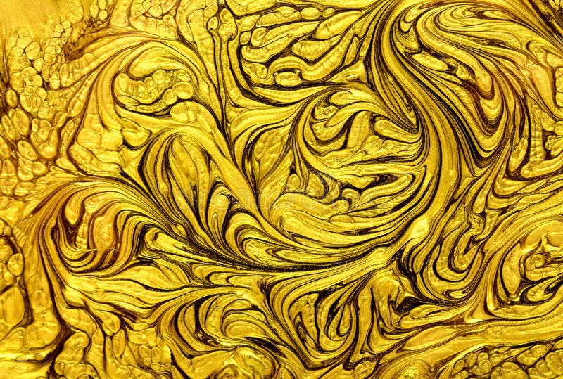 Liquid gold. stock image. Image of effect, flowing, curve - 189380809