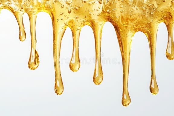 Liquid Gold Dripping Down from a Frame, Creating Intricate, Opulent ...