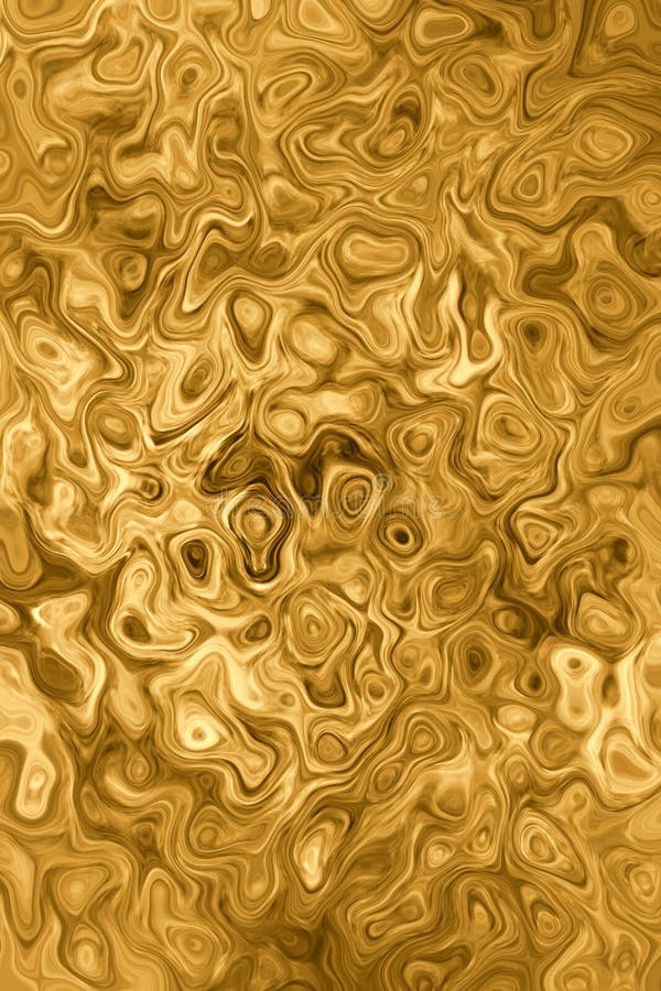 Liquid Gold Poured into Graphite Casting Form Stock Illustration ...