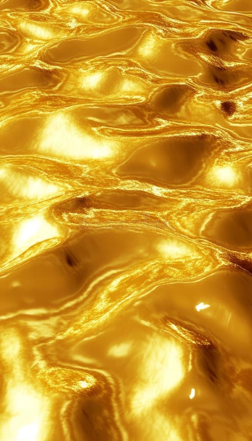 Liquid Gold Texture, Shiny Metallic Background, Abstract Wavy Pattern ...