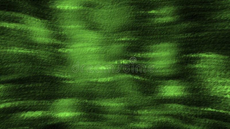 Liquid Green Background with Distortion. Motion. Matrix System Fluid in ...