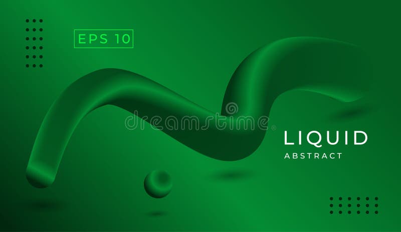 Liquid Green Gradient Background, Easy To Edit, Dynamic Shape ...