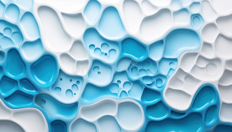 Liquid Half Tone Metaball Pattern Stock Photo - Image of angle, white ...