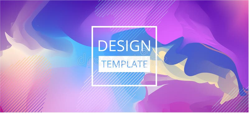Liquid Header Design Template for User Interfaces. Stock Vector ...