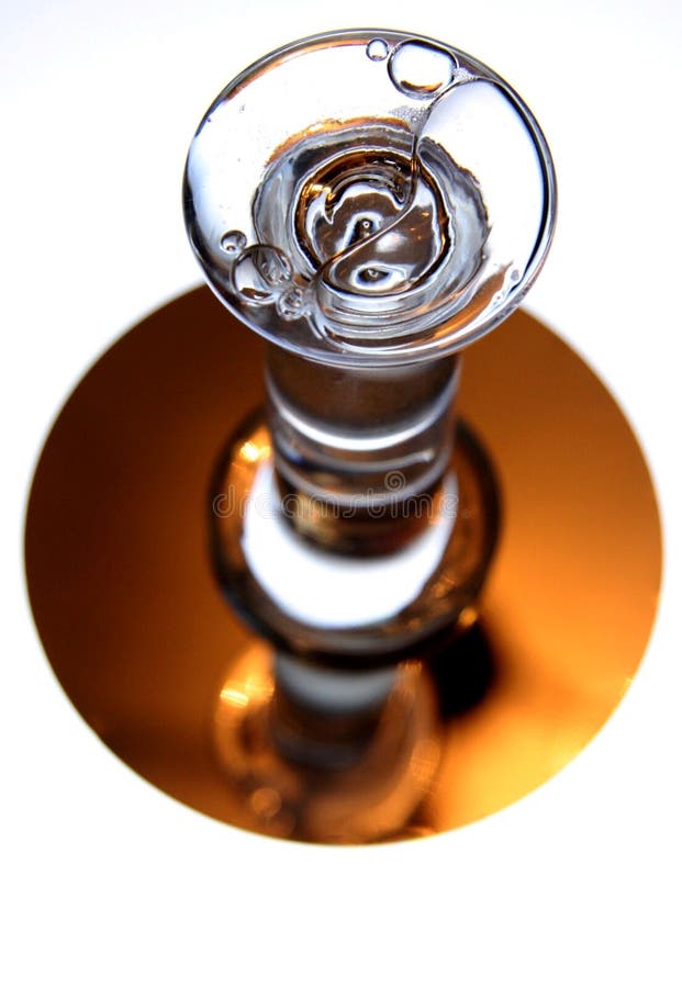 Liquid hour glass clock stock photo. Image of single - 13260212