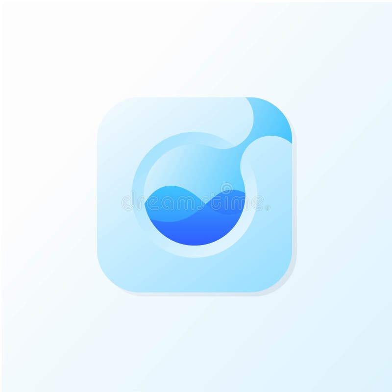 Liquid Icon Logo Ready To Use Stock Vector - Illustration of isolated ...