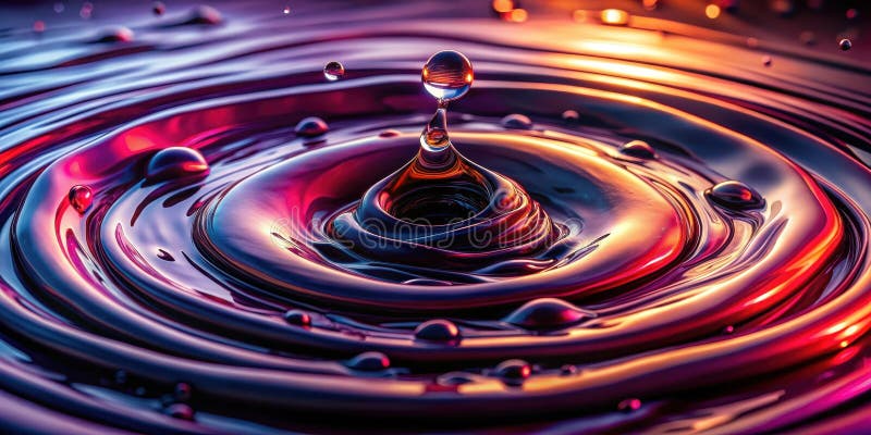 Liquid Impact a Vibrant Study of Concentric Rings and Droplets ...