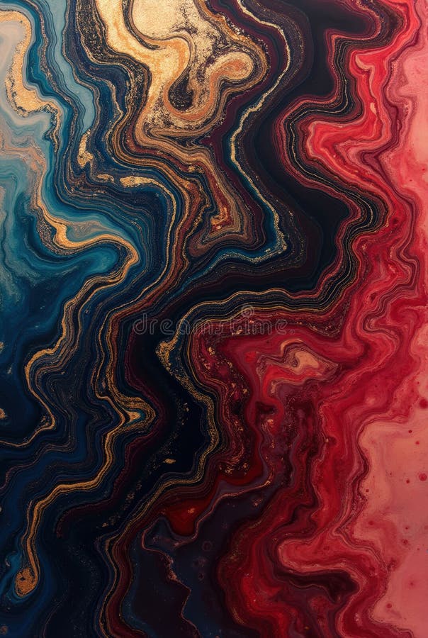 Liquid Ink Texture with Improvised Jazz Rhythm Patterns Stock ...