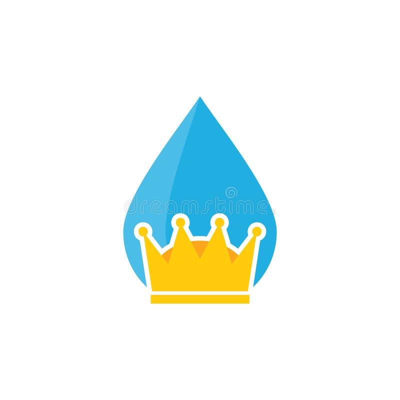 Liquid King Logo Icon Design Stock Vector - Illustration of liquid ...