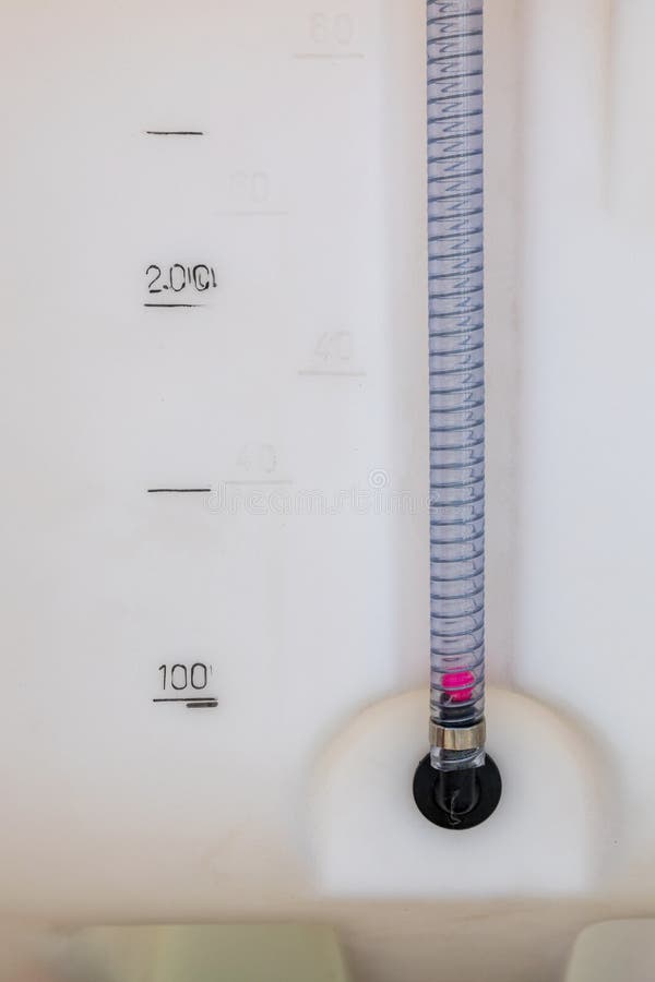 Liquid Level Column stock photo. Image of water, meter - 195992452