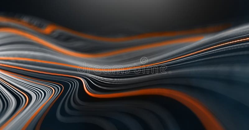 Liquid Lines Pattern. Wave Shape Pattern Colorful Music Digital Lines ...