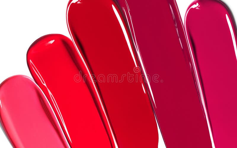 Liquid Lipstick Colors Texture Stock Photo - Image of high, sample ...