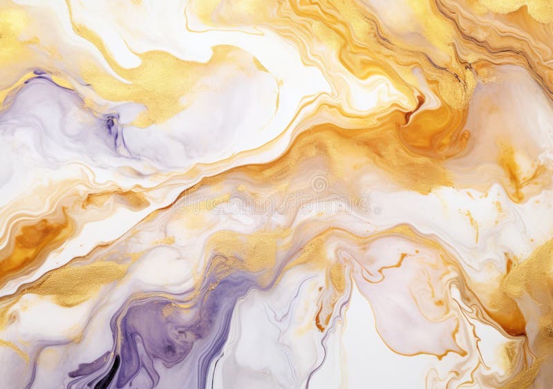 Liquid Marble Design Abstract Painting Background with Gold Splash ...