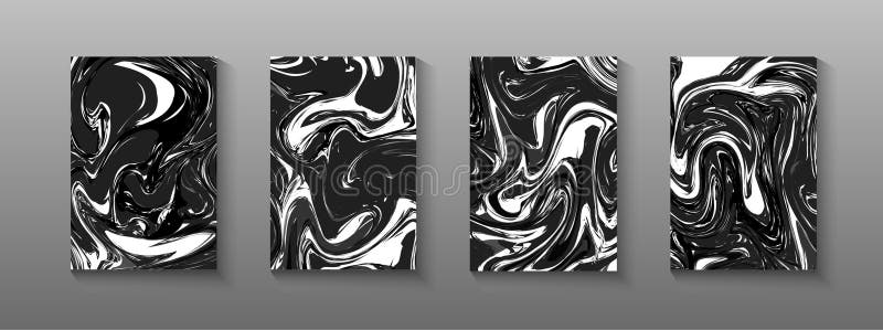 Liquid Marble Texture Abstract Black Marble Textures on a Black Zebra ...