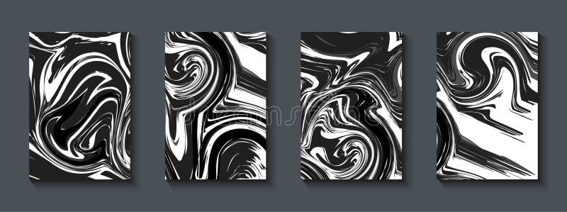 Liquid Marble Texture Abstract Black Marble Textures on a Black Zebra ...