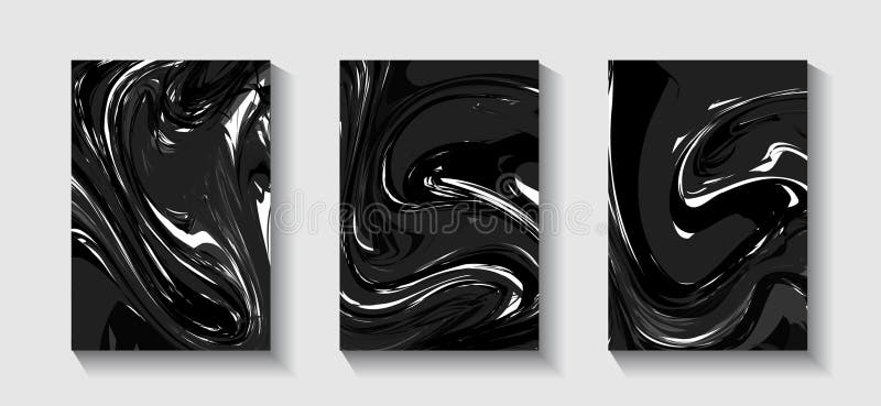Liquid Marble Texture Abstract Black Marble Textures on a Black Zebra ...