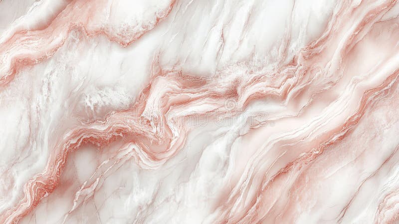 Liquid Marble Texture in Soft Blush Pink and Ivory White, with Gentle ...