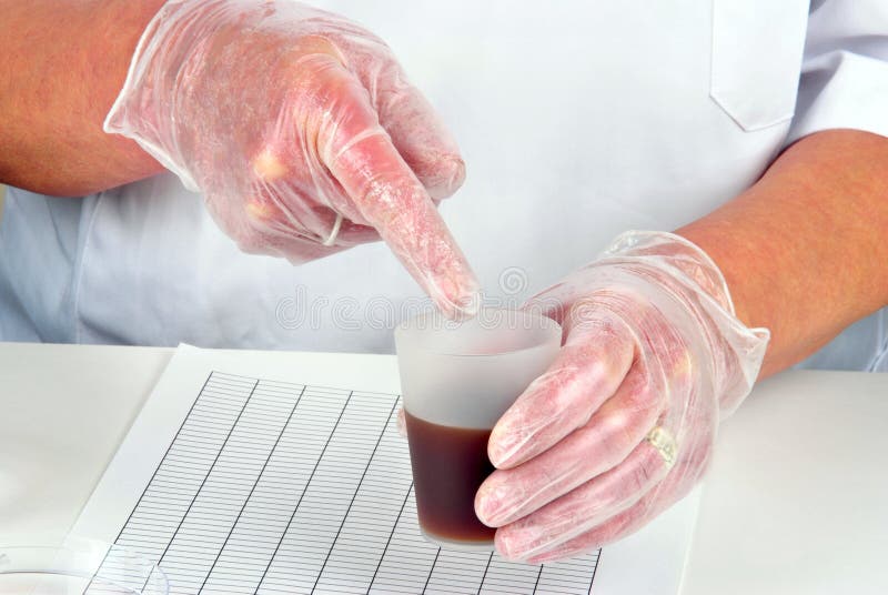 Liquid in a measuring cup stock photo. Image of experiment - 17375050