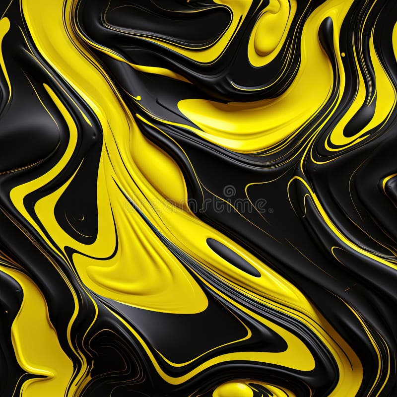 Liquid Melting Plastic Effect Background, Seamless Stock Illustration ...