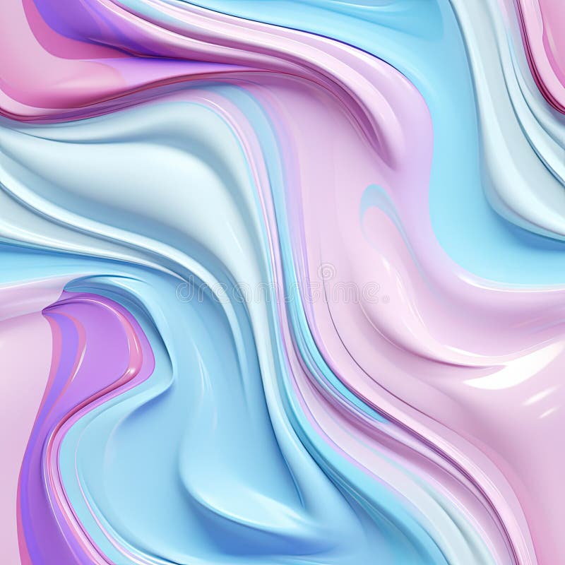 Liquid Melting Plastic Effect Background, Seamless Stock Illustration ...