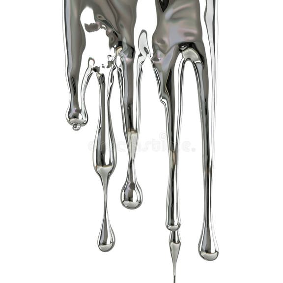 Liquid Metal Dripping stock photo. Illustration of texture - 348124860