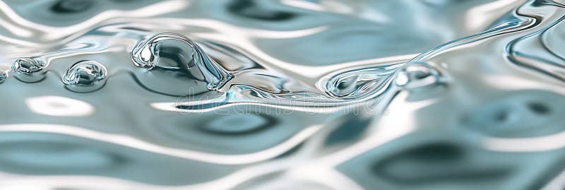 Liquid Metal Flow, Abstract Art with Metallic Texture, Fluid Dynamics ...