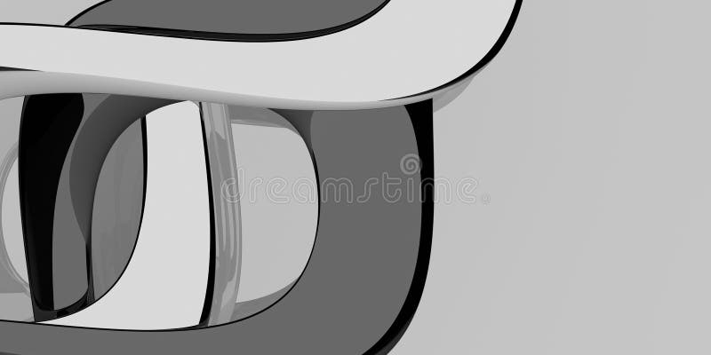 Liquid Metal Lines. Modern Abstract Background Stock Vector ...